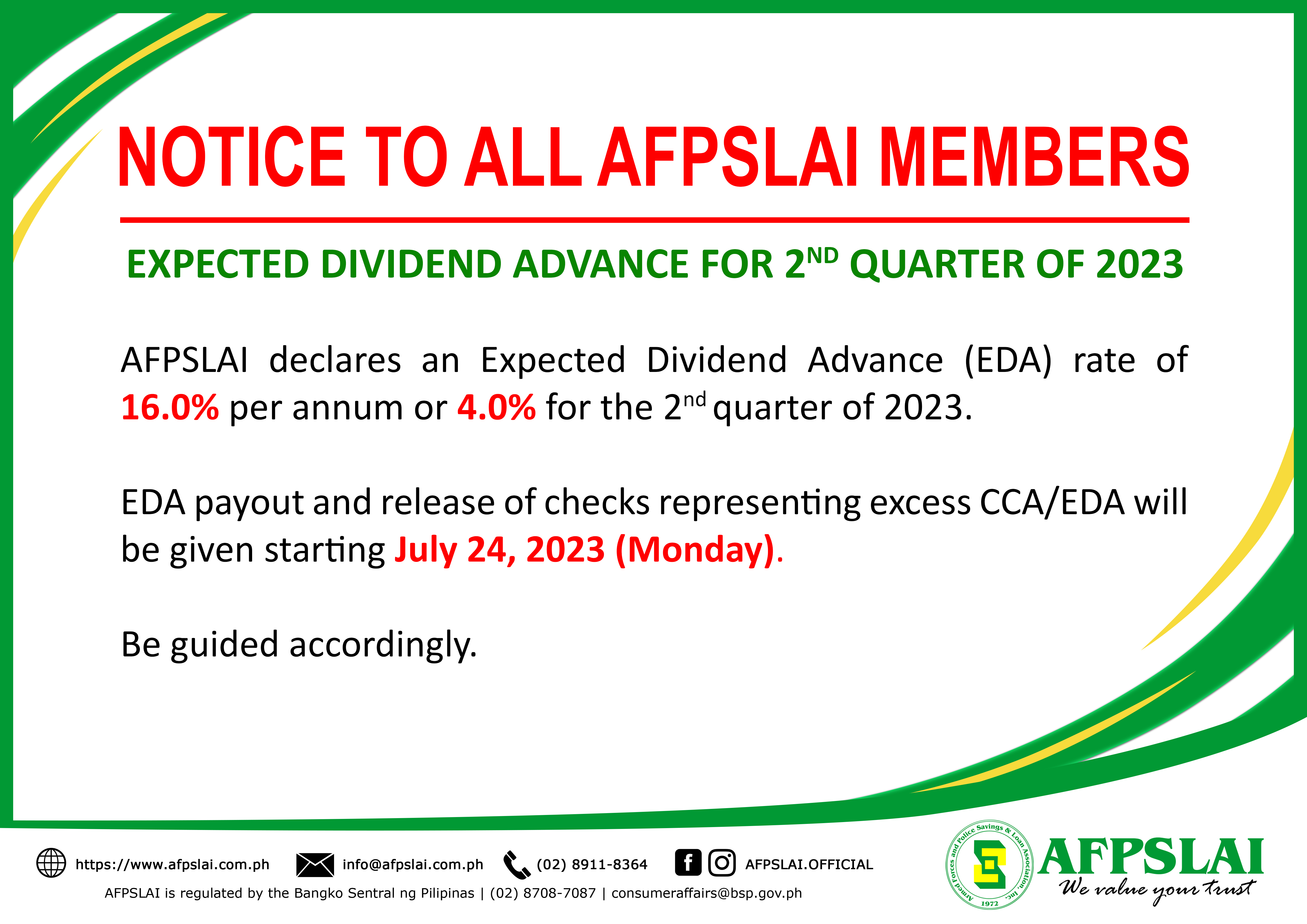 Armed Forces and Police Savings and Loans Association, Inc.