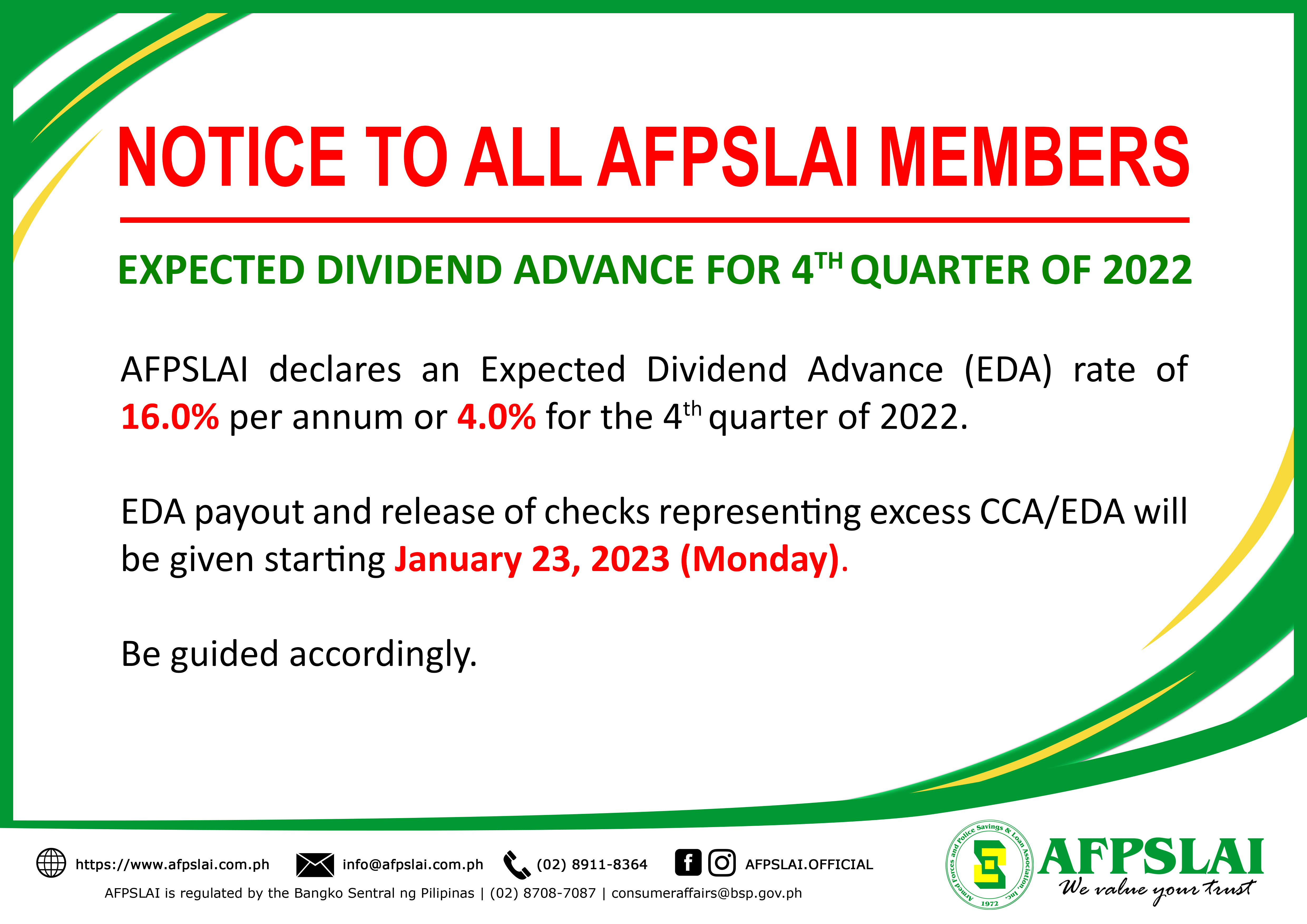 Armed Forces and Police Savings and Loans Association, Inc.